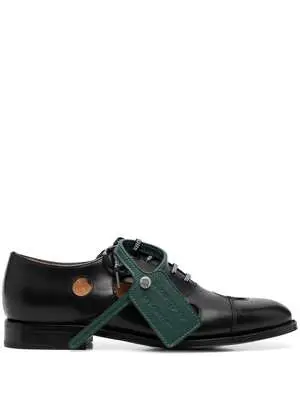 Off-White X Church's Meteor-holes Leather Oxford Shoes - Black