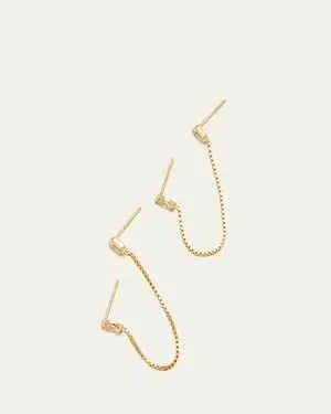 Jennifer Zeuner Jewelry Viola Chain Earrings