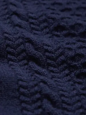 Gucci Cable- And Pointelle-knit Wool Sweater