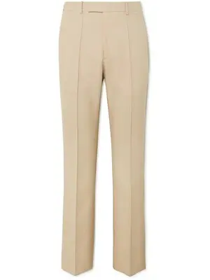Gucci Drill Straight-leg Trousers