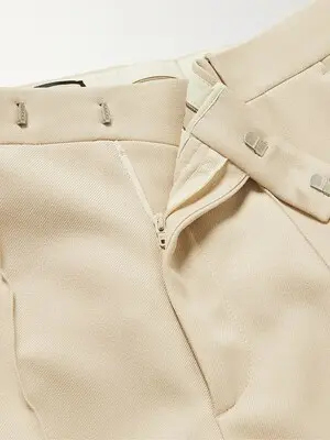 Gucci Drill Straight-leg Trousers