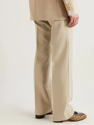 Gucci Drill Straight-leg Trousers