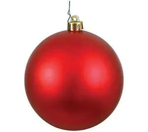 VICKERMAN 8' Matte Ball Christmas Ornament - One-color