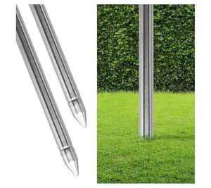 MATNEY Stainless Steel 5 Ft Outdoor Torch 2 Pack