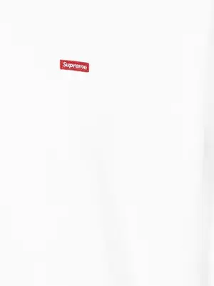 Supreme Small Box Logo Hoodie - White