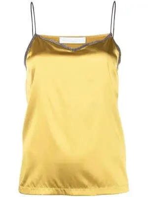 Fabiana Filippi Spaghetti Strap V-neck Vest