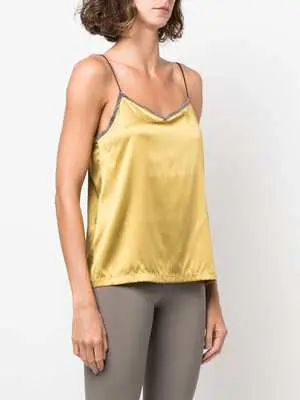 Fabiana Filippi Spaghetti Strap V-neck Vest