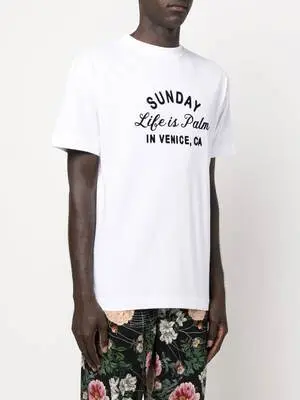 Palm Angels Sunday Logo-print T-shirt