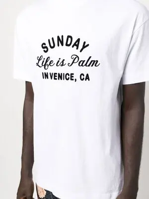 Palm Angels Sunday Logo-print T-shirt