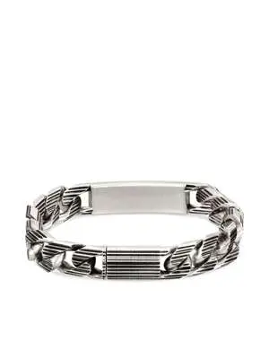 Gucci Logo-plaque Engraved Chain Bracelet