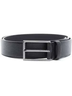 BOSS Buckle-fastening Leather Belt - Black