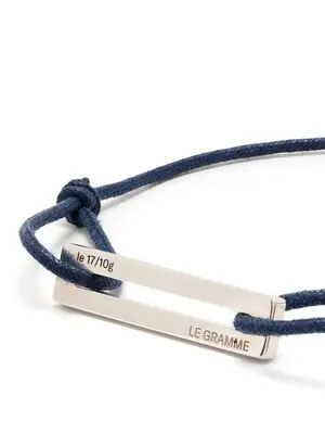 Le Gramme Sterling Cord Bracelet