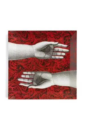 FORNASETTI Don Giovanni Tray - Red