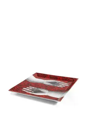 FORNASETTI Don Giovanni Tray - Red