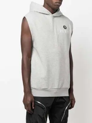 Philipp Plein Hexagon Sleeveless Hoodie
