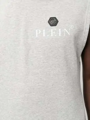 Philipp Plein Hexagon Sleeveless Hoodie