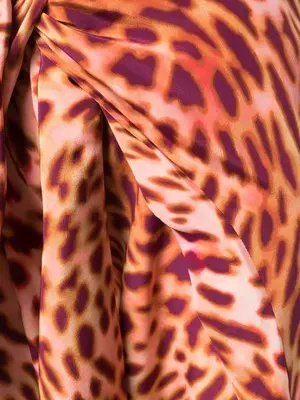 Stella McCartney Leopard Print Tied Trousers