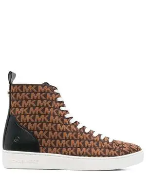 Michael Kors Edie Knitted High-top Sneakers