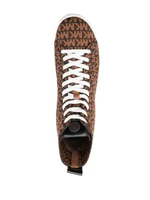 Michael Kors Edie Knitted High-top Sneakers