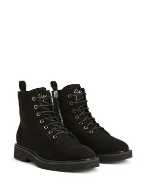 GIUSEPPE ZANOTTI Thora Lace-up Boots - Black