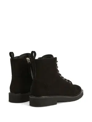 GIUSEPPE ZANOTTI Thora Lace-up Boots - Black