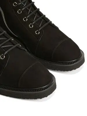 GIUSEPPE ZANOTTI Thora Lace-up Boots - Black