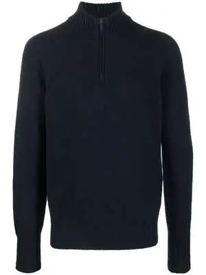 DRUMOHR Knitted Zip-front Jumper