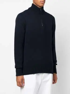 DRUMOHR Knitted Zip-front Jumper