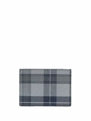 Thom Browne Tartan-print Cardholder