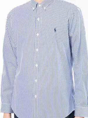 Polo Ralph Lauren Pinstriped Button-down Shirt - Blue