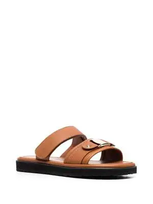 FERRAGAMO Vara Touch-strap Sandals - Brown