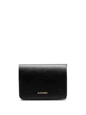 JIL SANDER Engraved-logo Leather Wallet