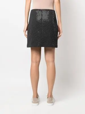 Brunello Cucinelli Sequin Embellished Mini Skirt