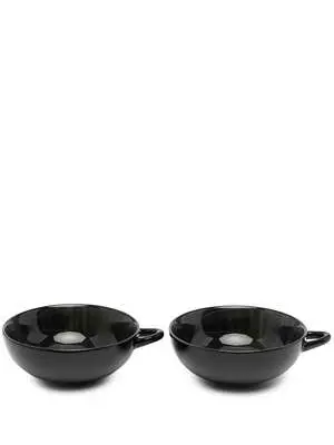 ANN DEMEULEMEESTER X Serax Espresso Cups - Black
