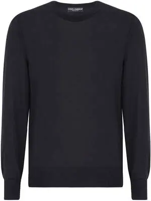 Dolce & Gabbana Round-neck Cashmere Sweater - Blue
