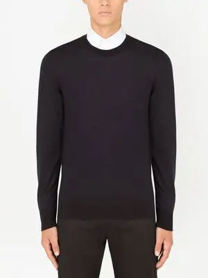 Dolce & Gabbana Round-neck Cashmere Sweater - Blue
