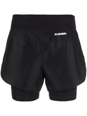 JIL SANDER Logo-print Layered Shorts