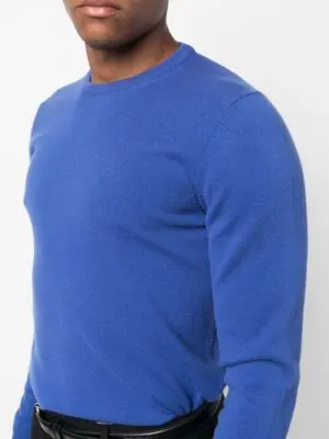Malo Fine-knit Cashmere Jumper - Blue