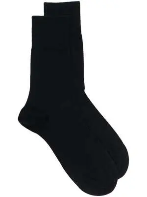 Falke Logo Knit Virgin Wool Socks