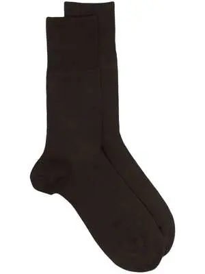 Falke Ribbed Knit Socks - Brown