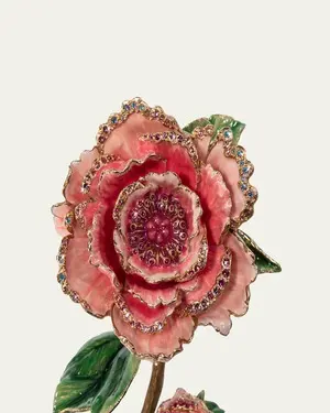 JAY STRONGWATER Peony Objet