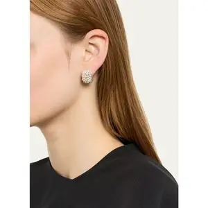 Paul Morelli Lagrange Pearl And Diamond Huggie Earrings