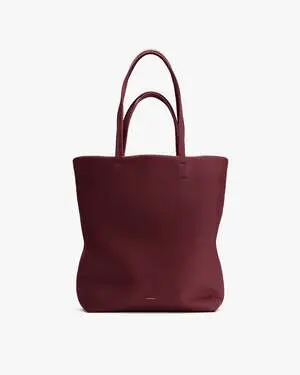 Cuyana Italian Leather Tote Bag - Cherry