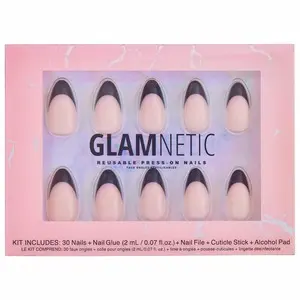 GLAMNETIC Glamnetic Press-on Nail Kit Caviar