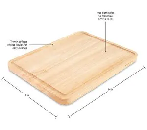 KITCHENAID Classic 11' X 14' Rubberwood Cutting Board