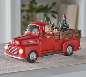 MR. CHRISTMAS Animated And Illum Red Truck - One-color