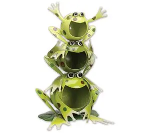 SUNSET VISTA DESIGNS Svd 19' Triple Stacking Frog Solar Sculpture - One-color