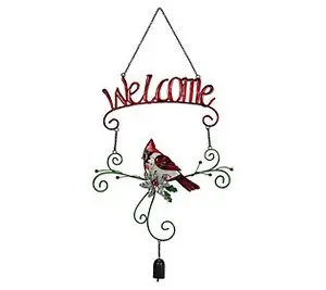 SUNSET VISTA DESIGNS Sunset Vista Cardinal Welcome Sign - One-color