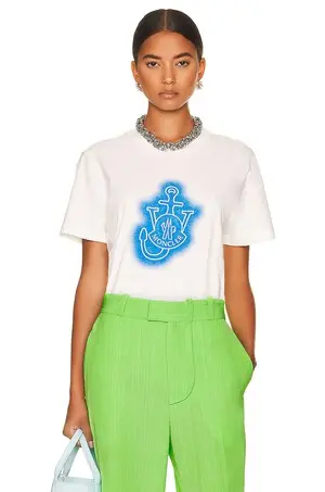 Moncler 1 Jw Anderson Short Sleeve T-shirt - White & Blue