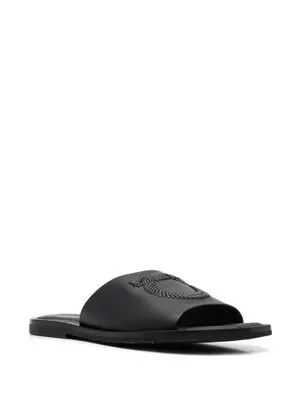 FERRAGAMO Lionel Gancini Embossed Sandals